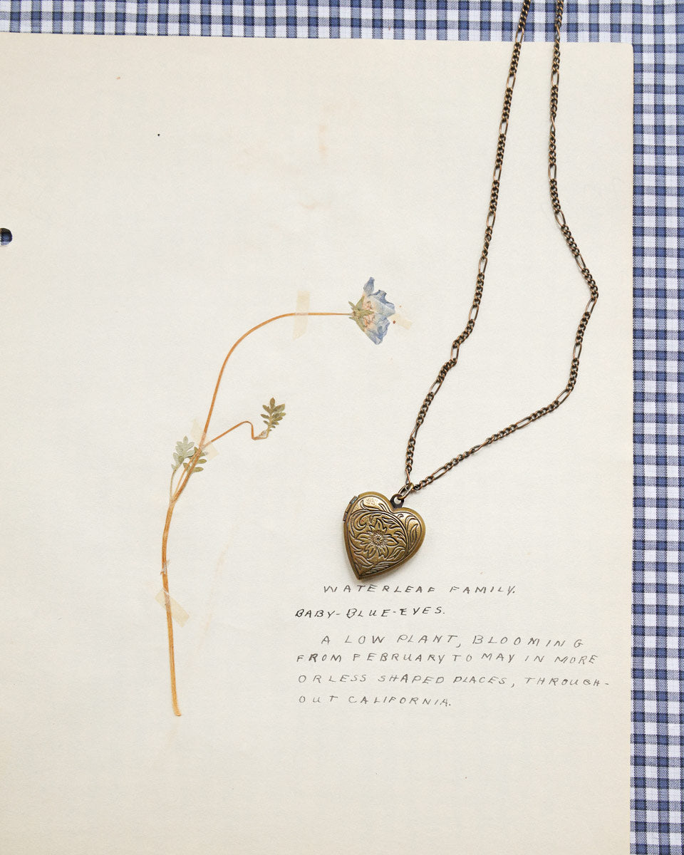 Atèlette / Antique & Vintage Lockets / Ruslana Heart Locket